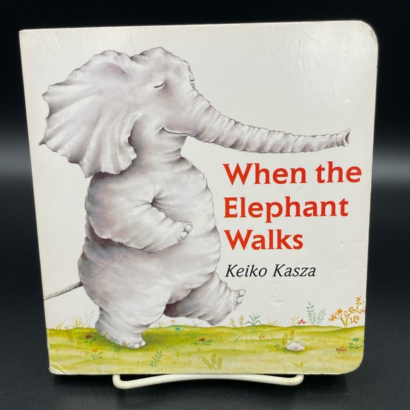 Other | When The Elephant Walks Keiko Kasza Children Board Book | Poshmark